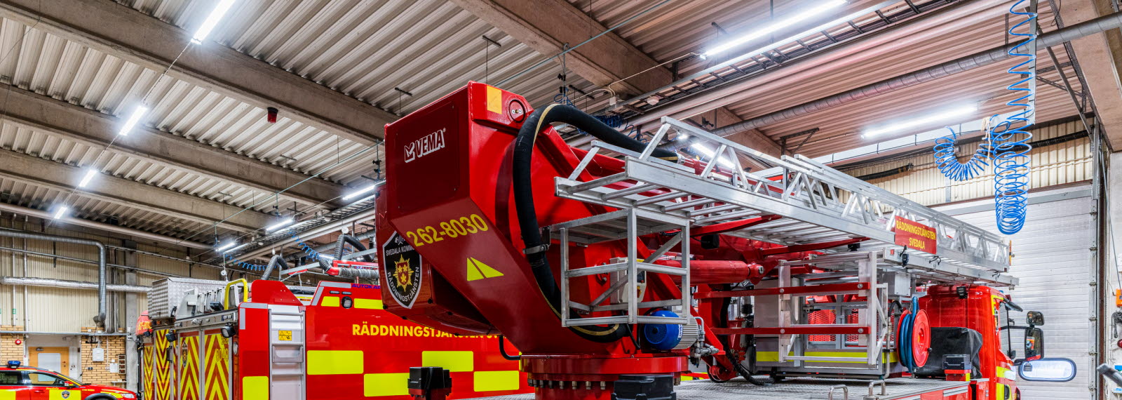 General lighting at the fire station - Exaktor